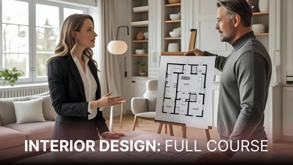 Full Course Interior Design - Italian E-Learning Fashion School